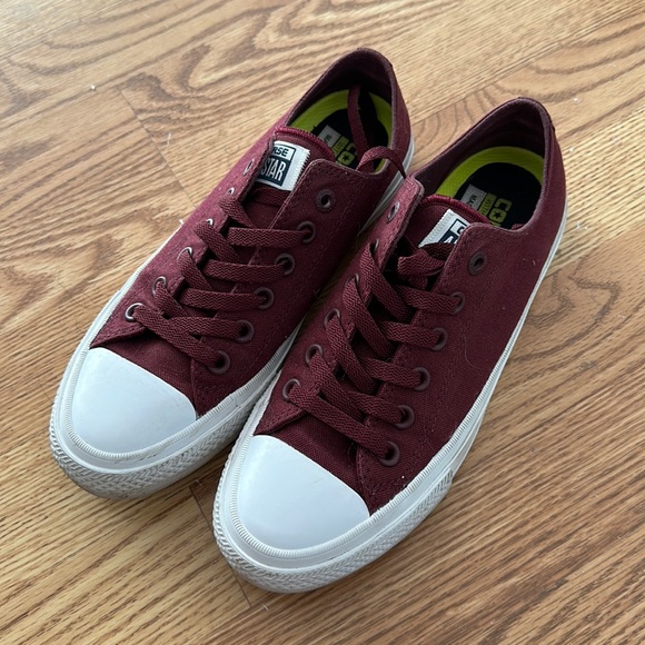Converse | Shoes | Maroon Converse With Lunarlon Chuck Taylor Ii | Poshmark